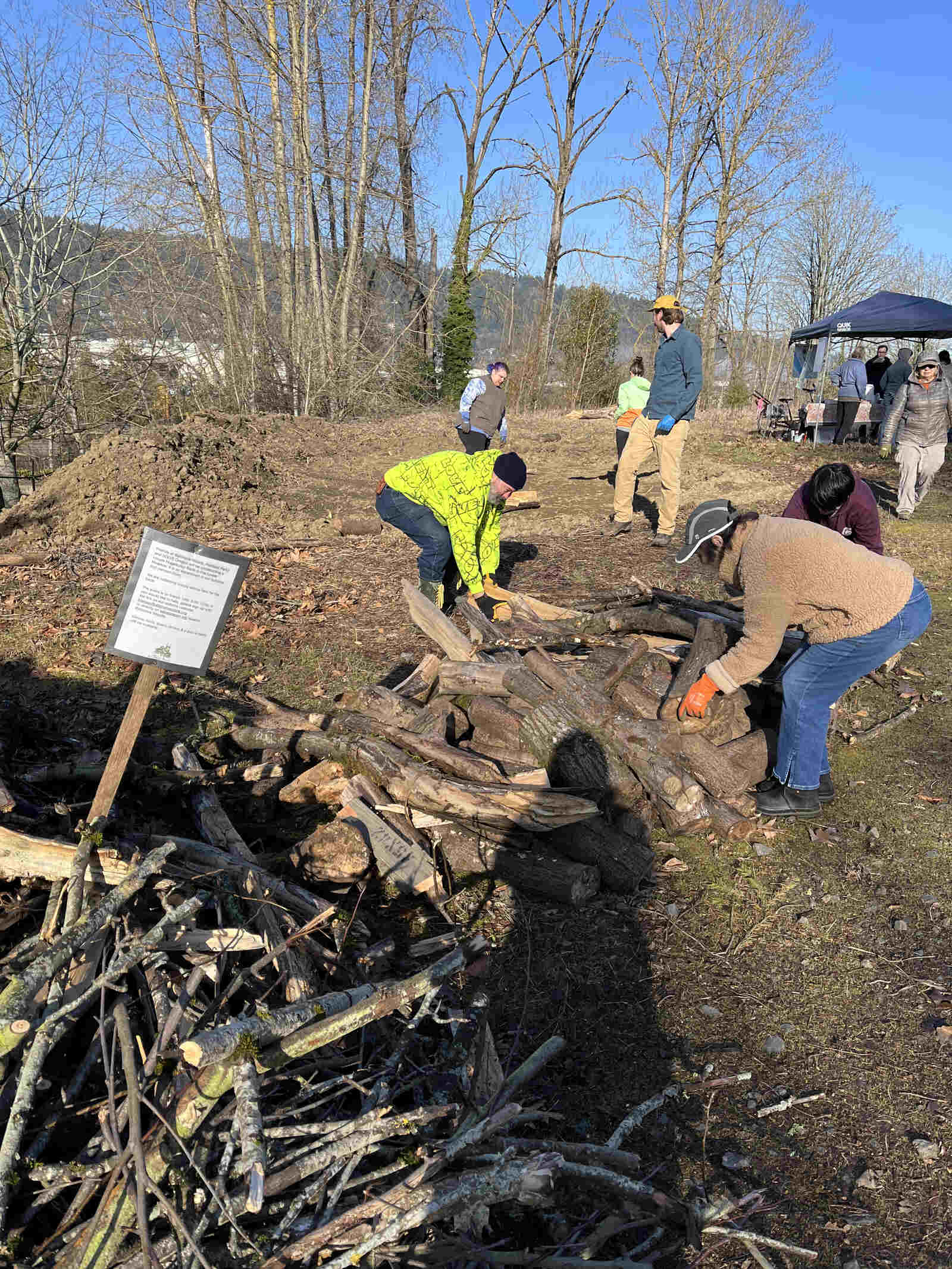 Hugel Kulture Bed Work Party – March 2023 – Friends of Baltimore Woods